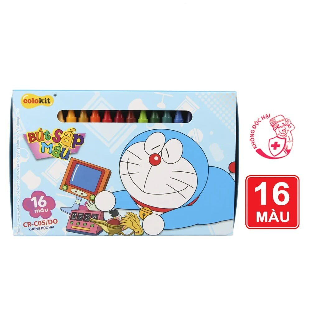 Bút sáp màu 16 màu Thiên Long CR- C05/DO (10/120) sản phẩm chính hãng ...