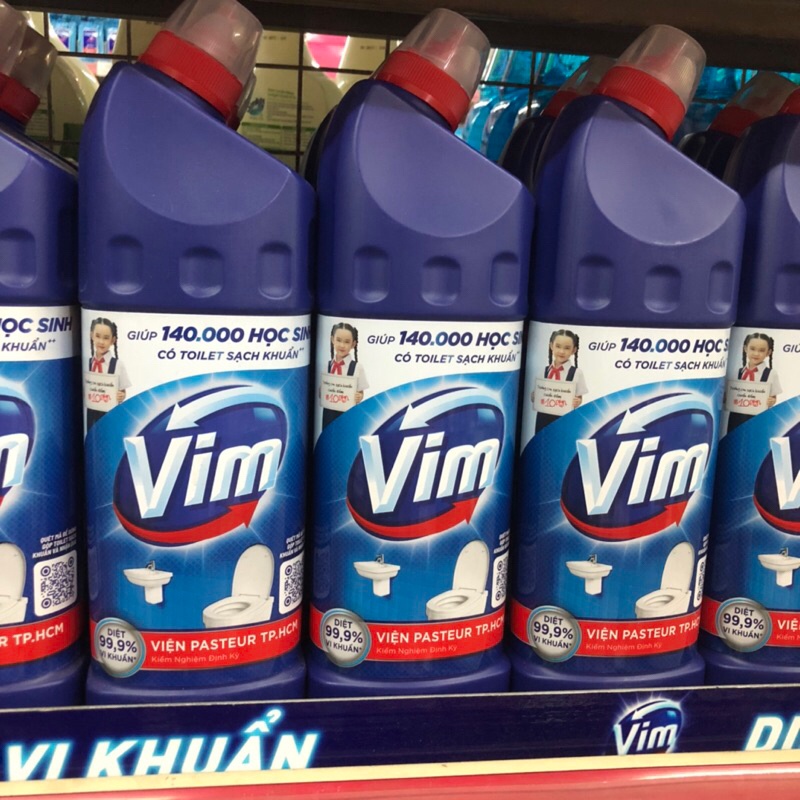NƯỚC TẨY RỬA BỒN CẦU VÀ NHÀ TẮM VIM CHAI 880ML - Shop SIÊU THỊ LAN CHI ...