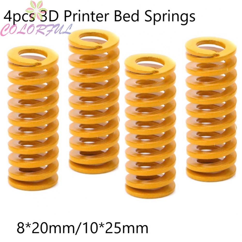 【COLORFUL】Easy to Install 4Pc Hot Bed Leveling Springs for Creality ...