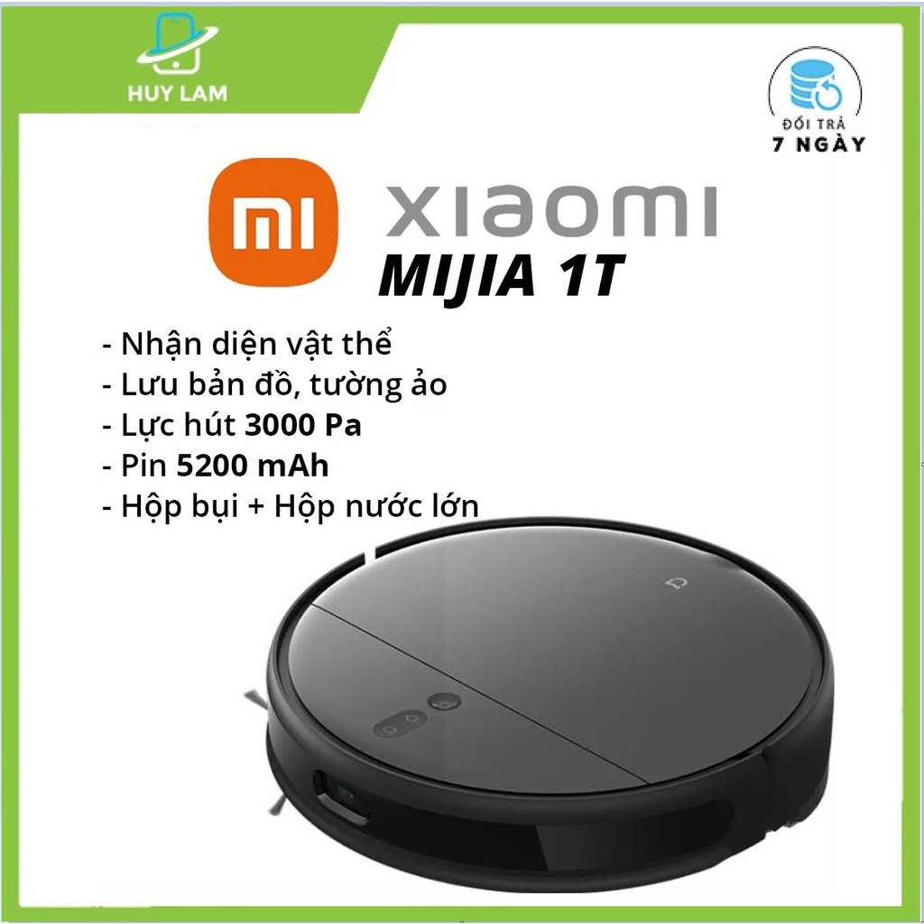 Robot lau nhà hút bụi Xiaomi Mija 1T hàng 99% ,app Mi home | Shopee ...
