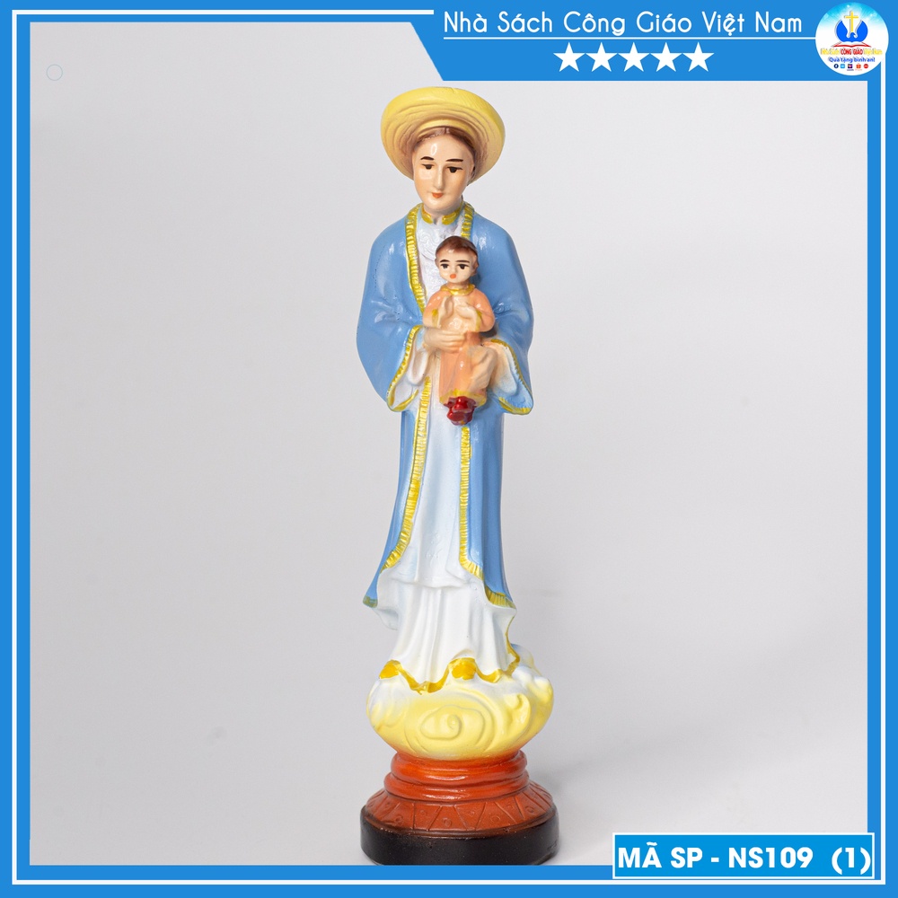Tượng Đức Mẹ La Vang - Mẹ Maria 11cm 15cm để xe ô tô, để bàn NS109 Quà ...