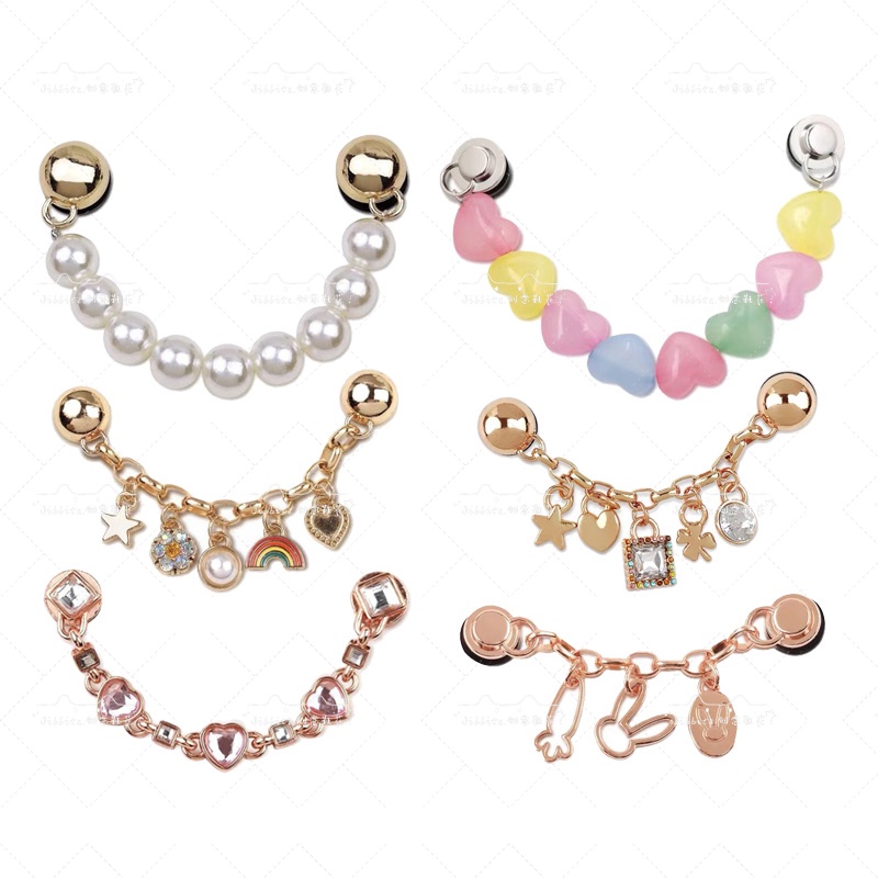 sticker dép crocs Metal Chain jibitz cross stiker dép cross sticker gắn ...