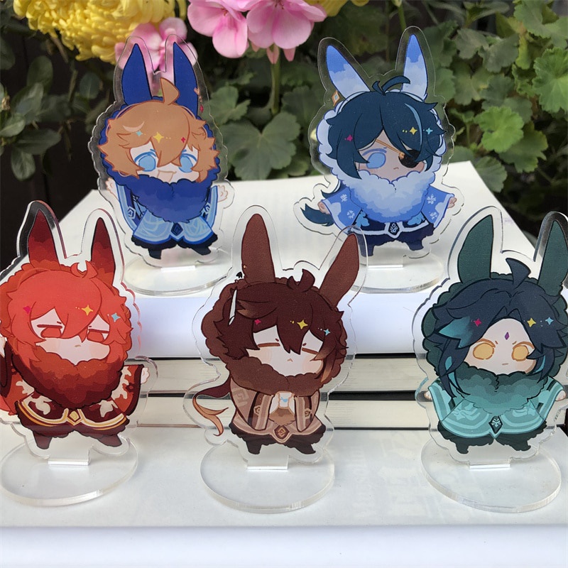 Mô hình Standee Genshin Impact Abyss Mage Tartaglia Xiao Zhongli anime ...