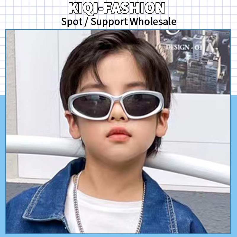 (KIQI-FASHION) COD Kính Mát Thể Thao Chống Tia UV400 Y2K Phong Cách Cổ Điển Thời Trang Cho Bé ...