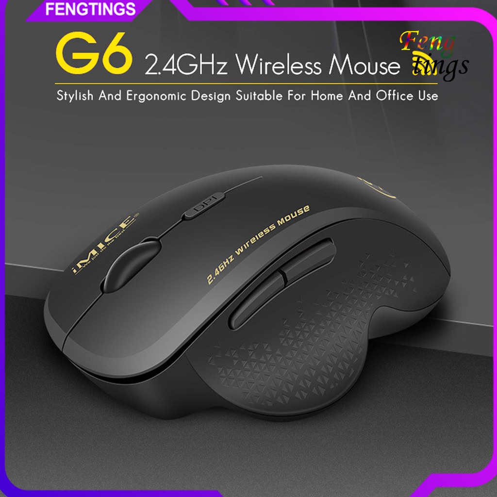 Chuột không dây Imice G6 2.4ghz kèm đầu thu chất lượng cao tiện dụng ...