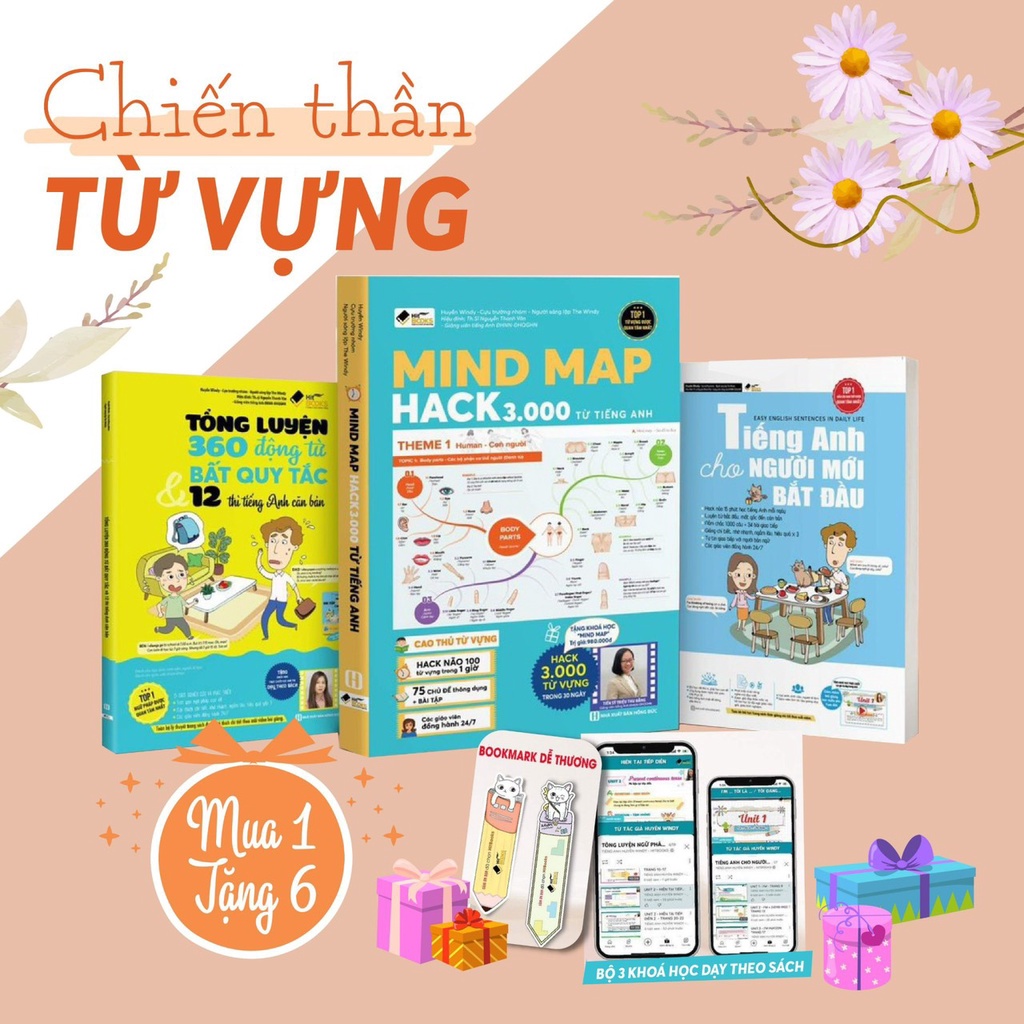 Sách Mind map Hack 3000 Từ Tiếng Anh, Tiếng Anh Cho Người Mới Bắt Đầu ...