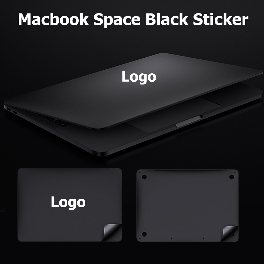Sticker Dán laptop Màu Đen Cho apple macbook pro m1 m2 m3 chip 14 16 ...