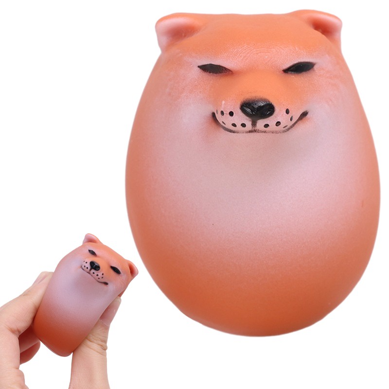 Đồ Chơi Nắn Bóp Đàn Hồi Giảm Stress Hình Chú Chó Hoạt Hình Shopee
