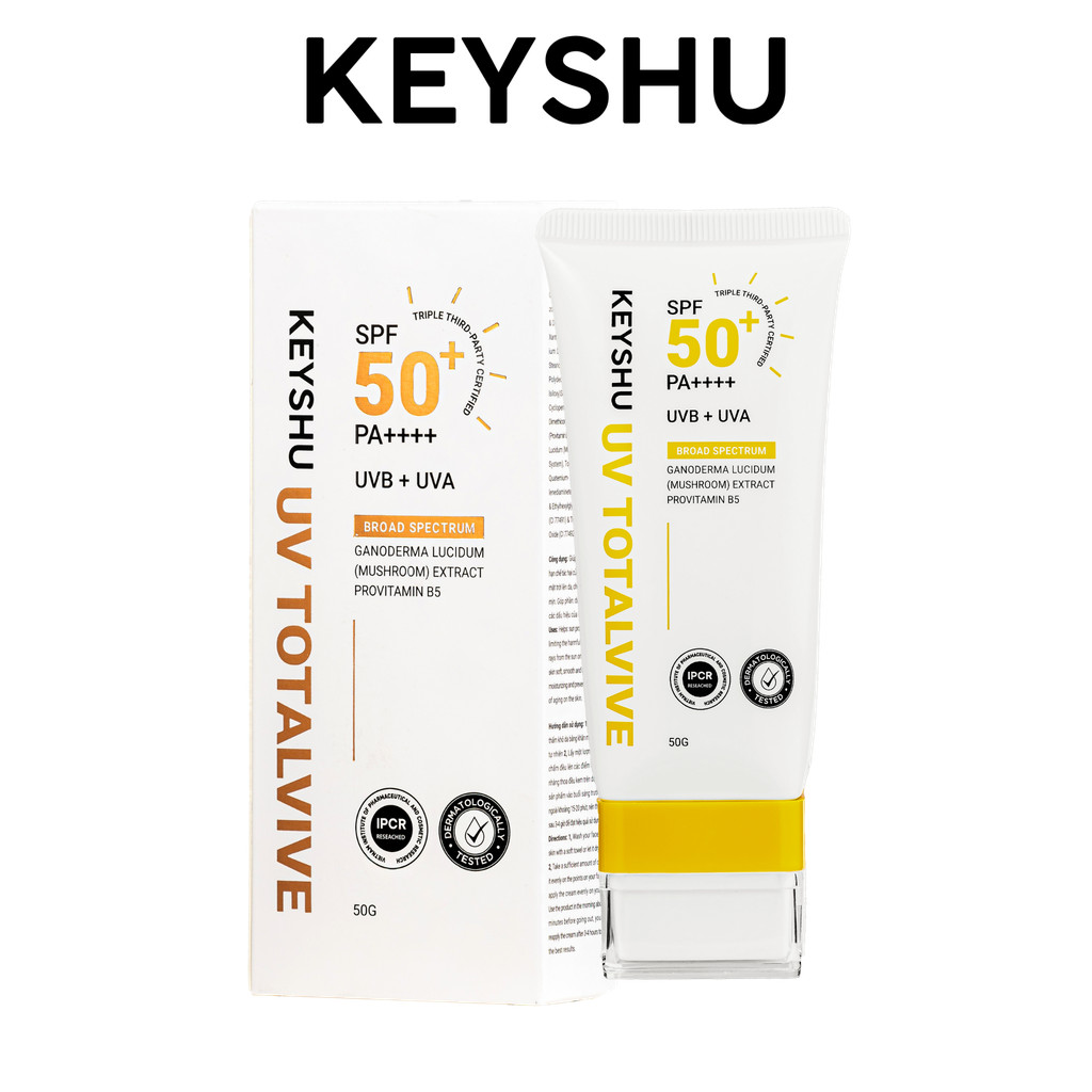 Kem Chống Nắng Phổ Rộng KEYSHU Giúp Bảo Vệ Da Khỏi Các Tia UV 50G | Shopee Việt Nam