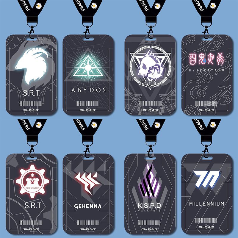 [Blue Archive] Hộp đựng thẻ ID học sinh dễ thương có dây buộc - Tay áo ...