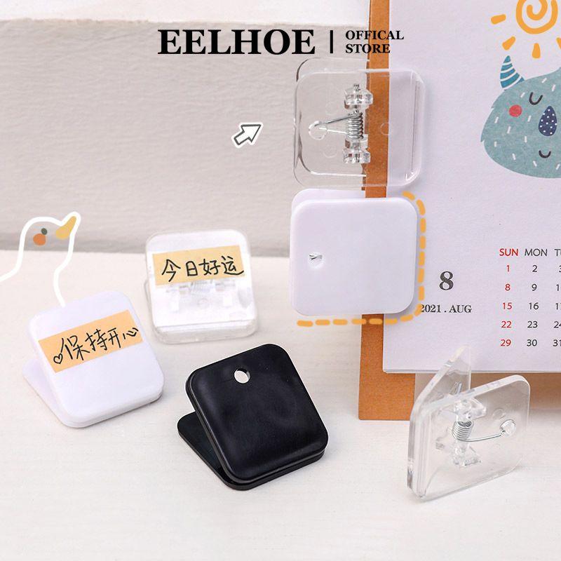 Kẹp Giấy Trong Suốt Hình Vuông Tiện Dụng EELHOE Kẹp Giấy Nhựa Trong ...