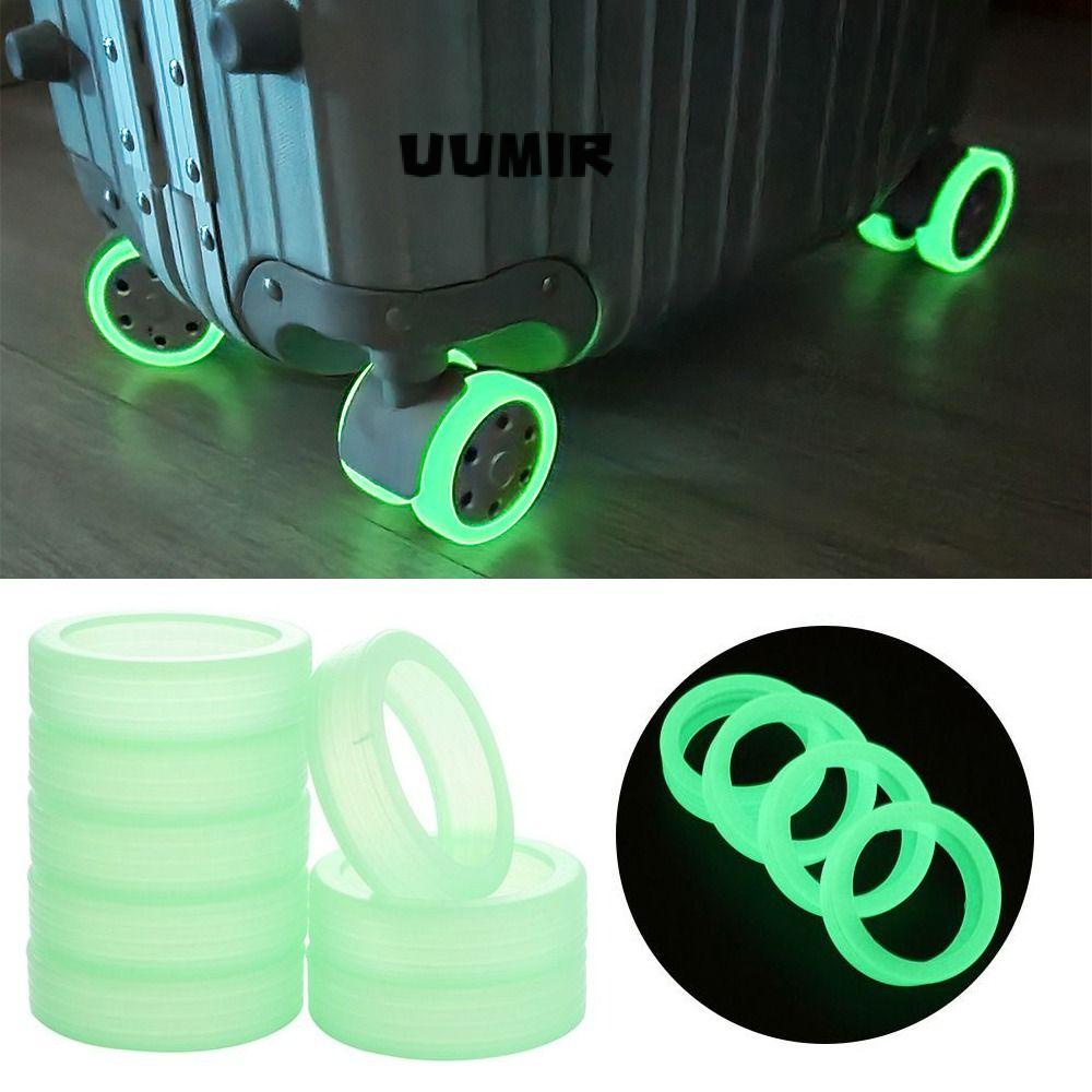 UUMIR Bộ 4 / 8 Bánh Xe Vali Bằng silicone Phát Sáng Chống Ồn | Shopee ...