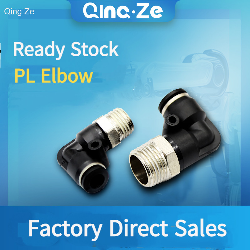 Góc Phải Khí Nén Khíchea Cắm Nhanh Khớp Nam Chủ Đề Khuỷu Tay PL8-02 / 4-M5 / 6-01 / 10-03 / 12 ...