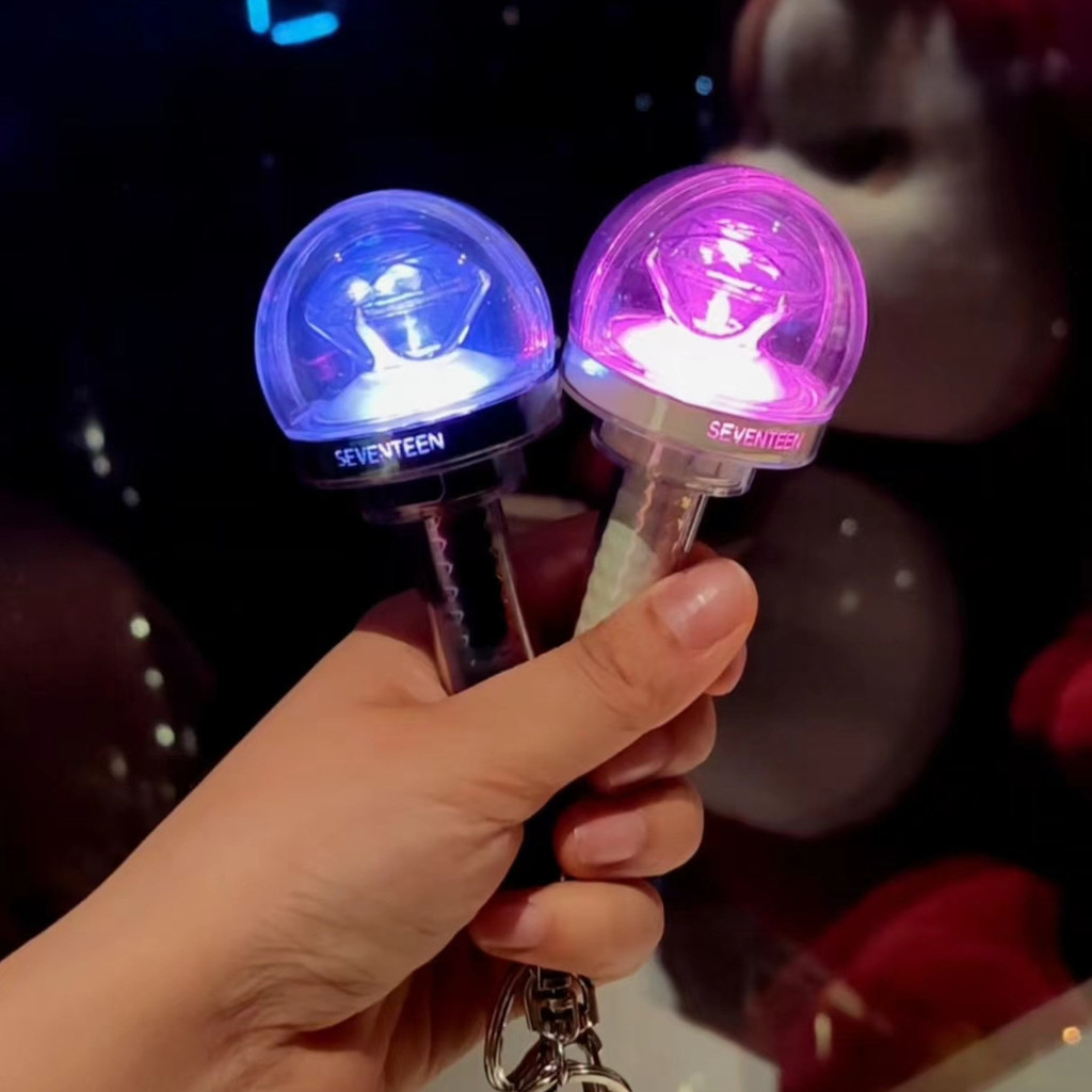 Kpop Idol Seventeen Mini Lightstick Key Ring Glow Stick Móc khóa cho ...