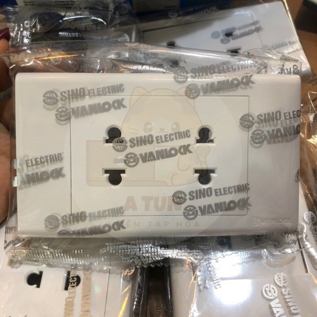 Ổ cắm đôi 2 chấu S18U2 sino - Vanlock | Shopee Việt Nam