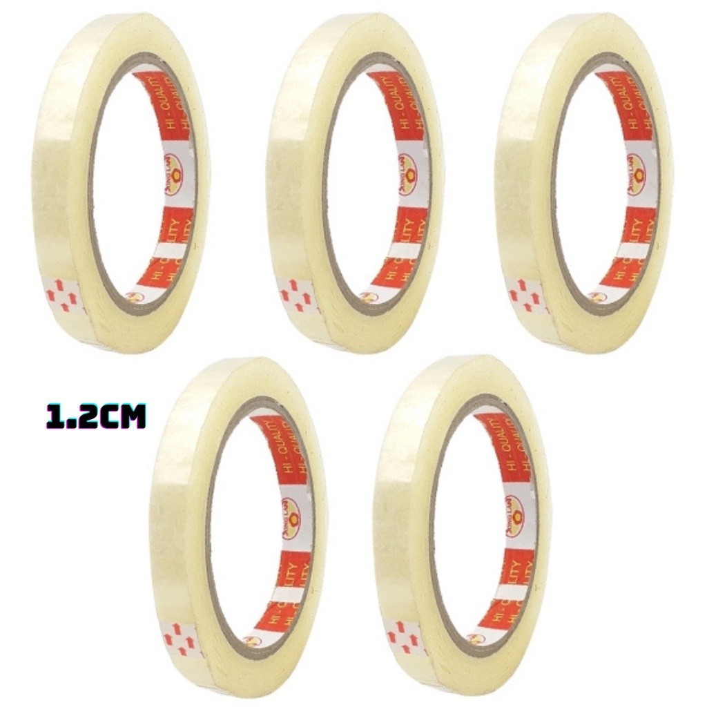 Băng keo trong 1,2cm 2,5cm 5cm băng keo nhỏ 12mm 25mm 50mm CAM KẾT CHẤT ...