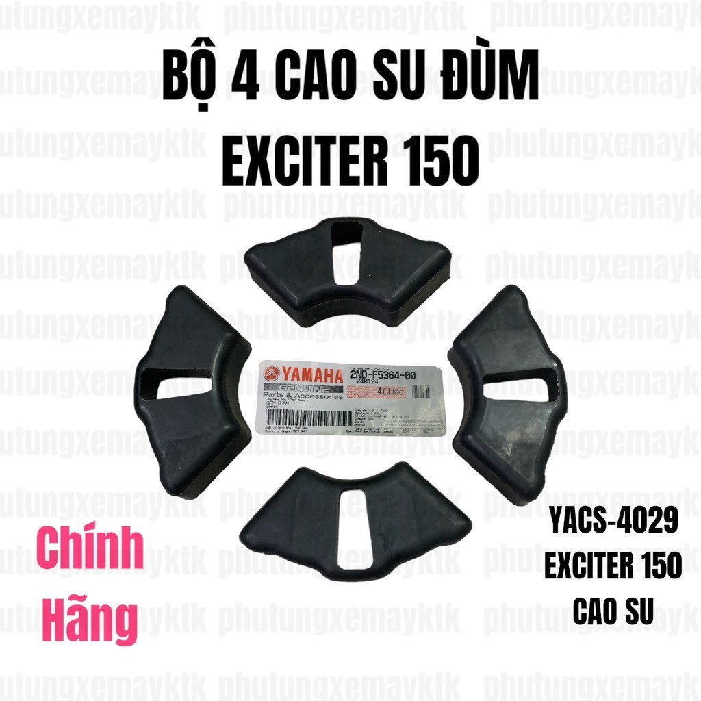 [Chính Hãng Yamaha]YACS-4029-Bộ 4 cao su đùm Exciter 150 | Shopee Việt Nam