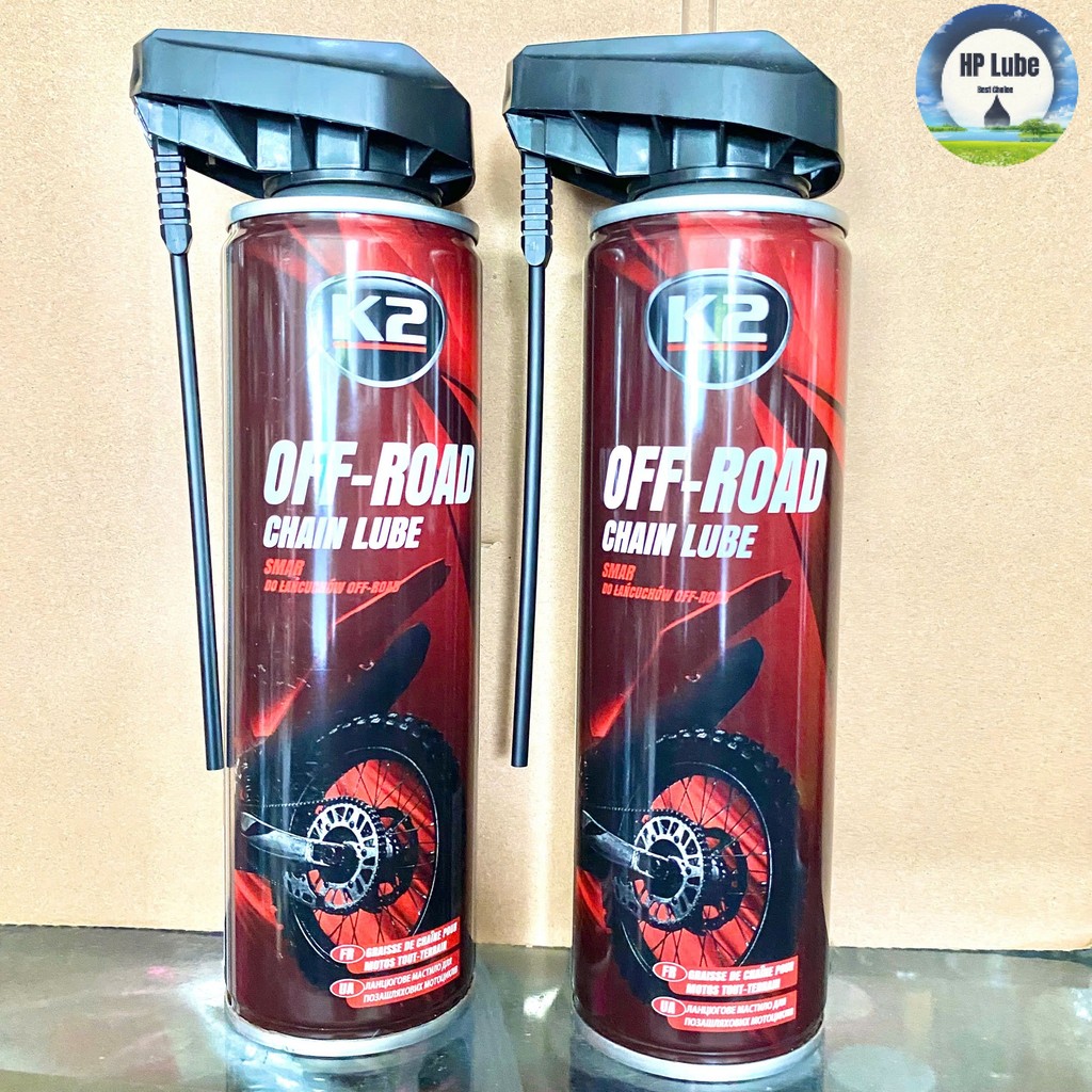 Chai Xịt Bảo Dưỡng Sên K2 Chain Lube Offroad - 250mL Bôi Trơn Chống Kêu ...