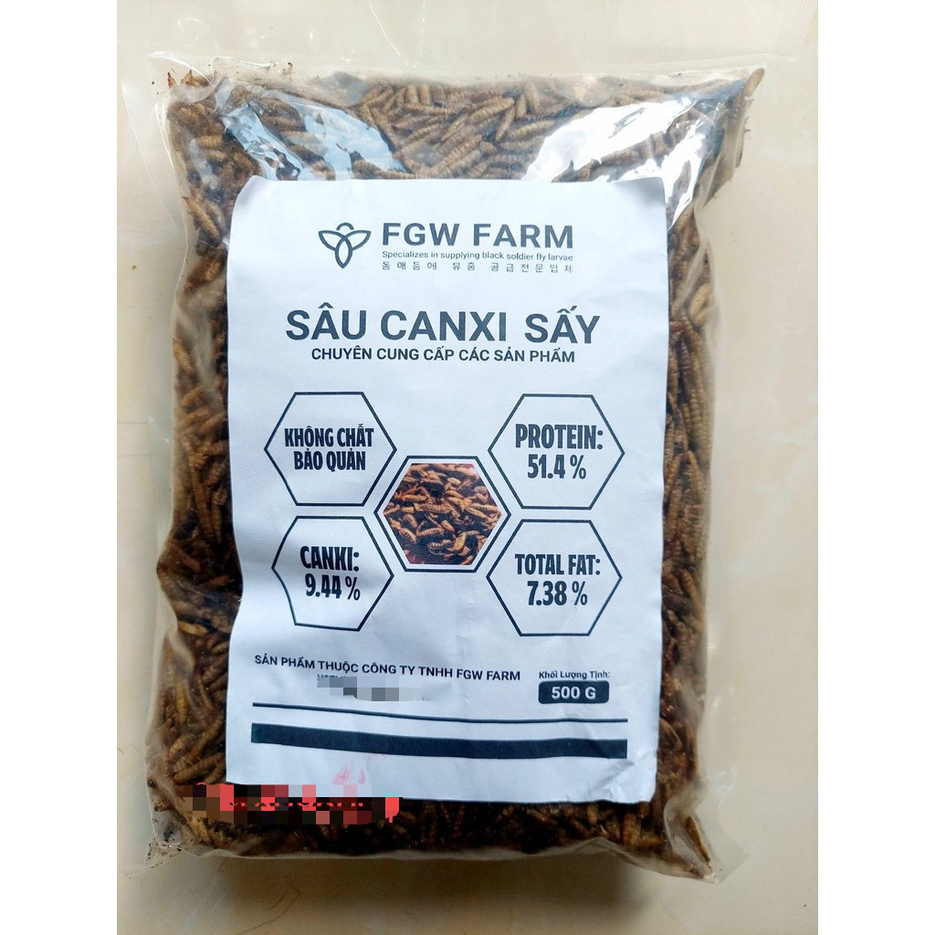 500g Sâu Canxi Sấy sâu Khô Canxi Cho Gà Đá Sâu Khô Cho Chuột Hamster Sâu Canxi Cho Chim Sâu ...