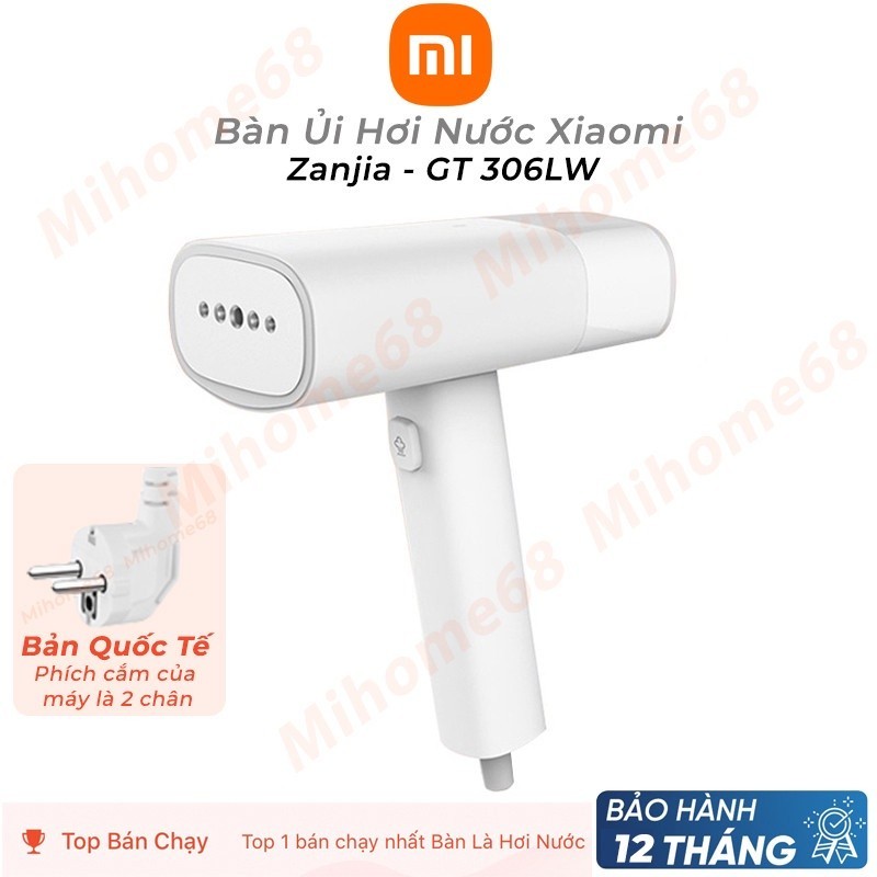 Bàn là hơi nước Xiaomi Mijia Zanjia ZJ GT-306LW bàn ủi hơi nước cầm tay nhỏ gọn công suất 1200W ...