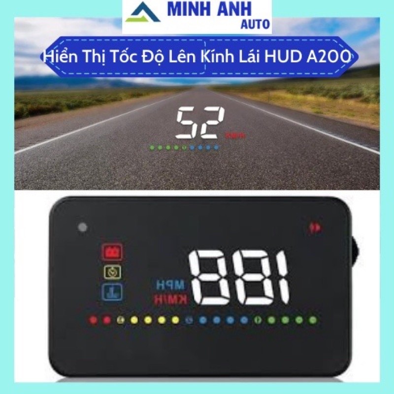HUD A200 ( hiển thị tốc độ kính lái) | Shopee Việt Nam