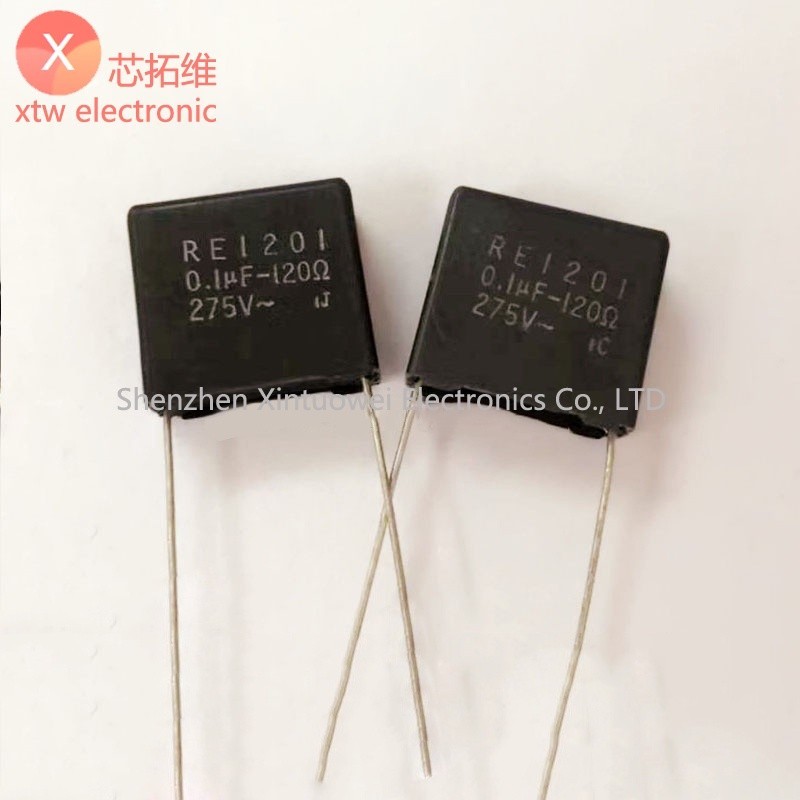 10 Cái / lốc Tụ An Toàn OKAYA RE1201 104 275VAC 0.1uf 120 Ω Điện Tử Arc ...