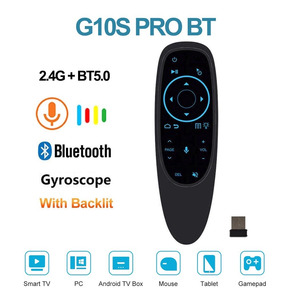 G10s PRO BT 2.4G Chuột không khí bằng giọng nói thông minh Bluetooth Con quay hồi chuyển không ...