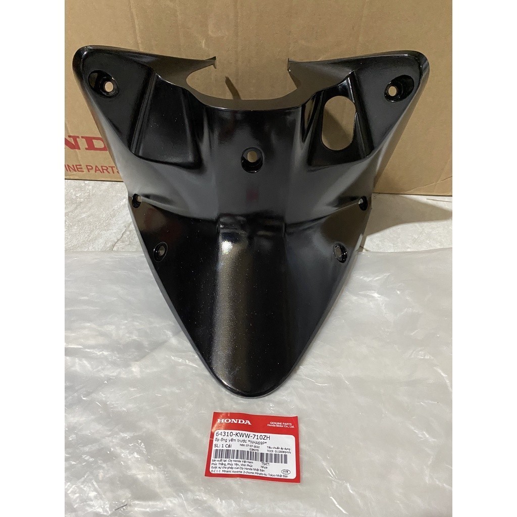 Ốp ổ khóa | ốp ống yếm trước WAVE RSX110 (2010) màu Đen chính hãng ...