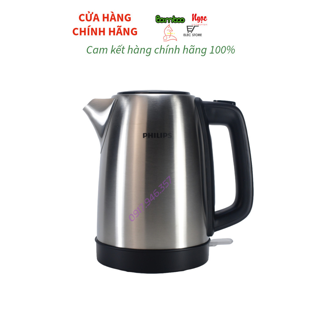 Bình Đun Nước Siêu Tốc Philips HD9350 1.7L - 24 BH 24 Tháng | Shopee ...
