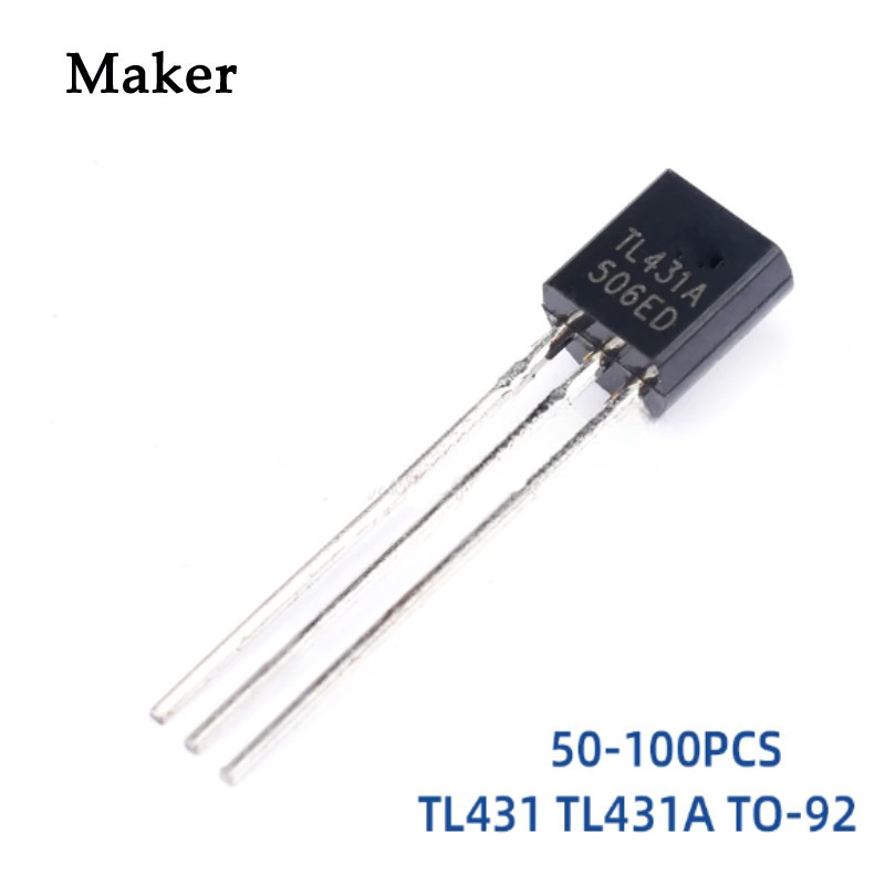 Tl431 TO92 TL431A TO-92 Bộ điều chỉnh ống Triode Chip IC mới và chính ...
