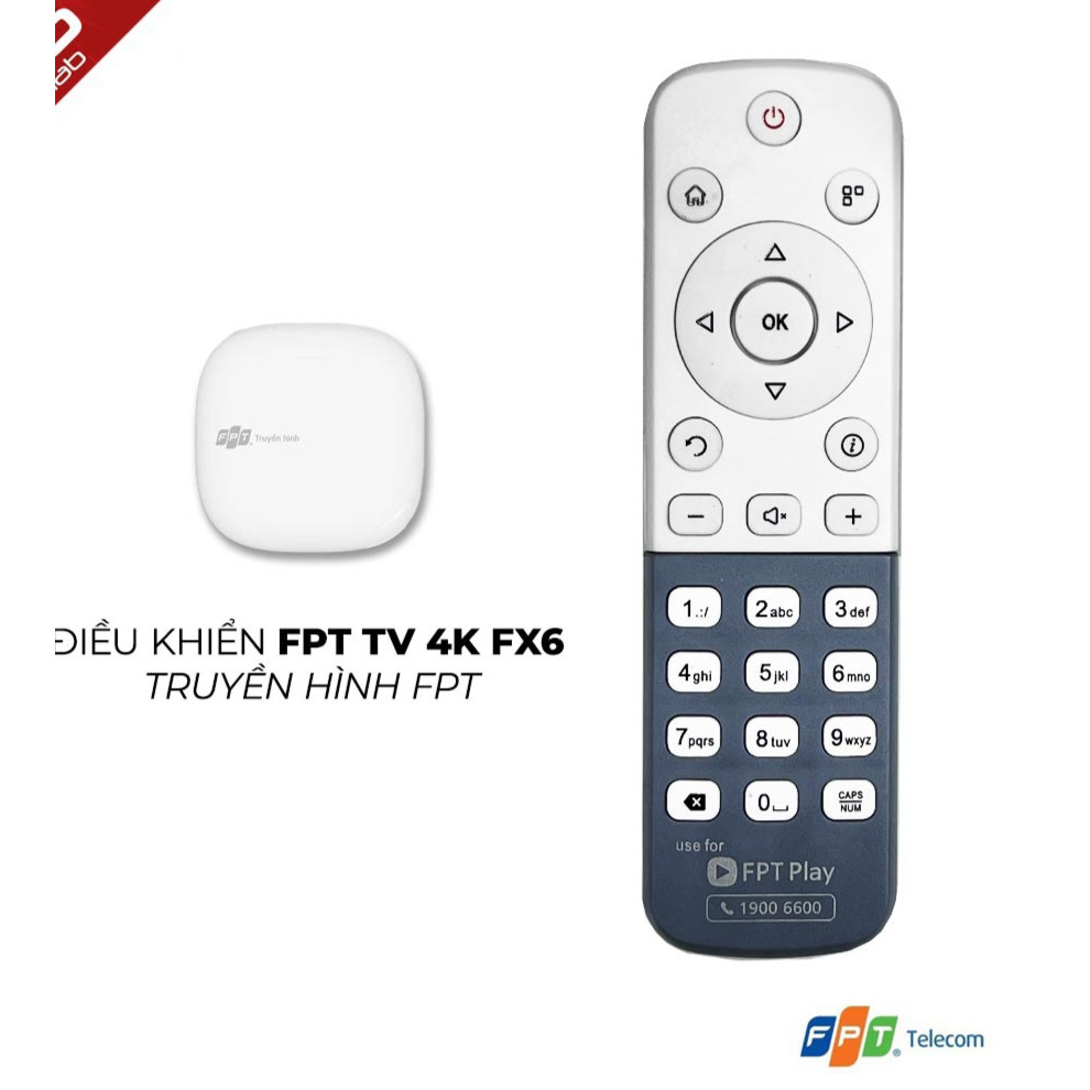 [HÀNG RẺ] Remote Điều Khiển Đầu Thu TRUYỀN HÌNH FPT TV 4K FX6 2021 ...