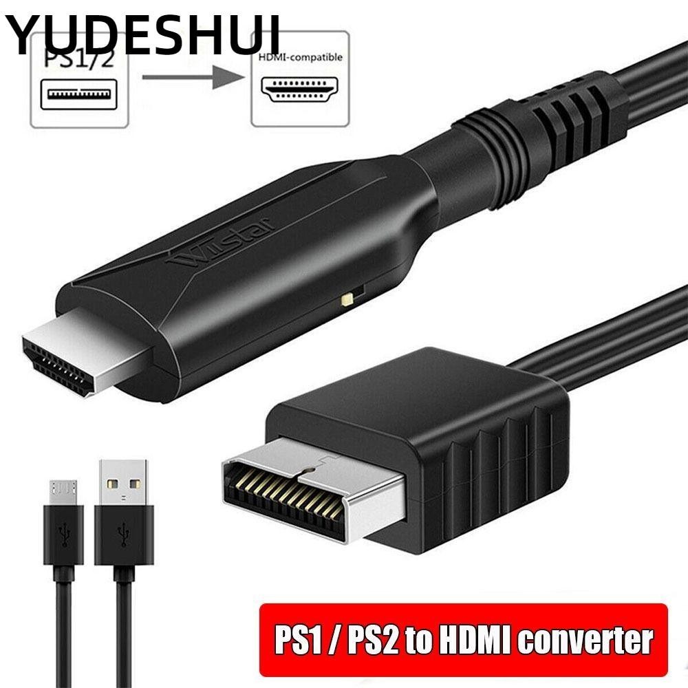 YUDESHUI Bộ chuyển đổi PS2 sang HDMI PC HDTV Cáp Full HD Adapte Cáp ...