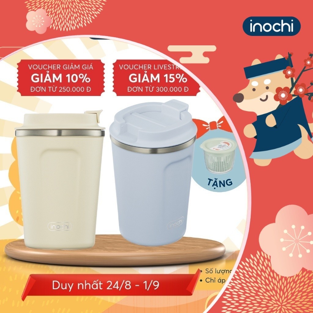 Cốc giữ nhiệt Inochi Fuji Meet 350ml | Shopee Việt Nam