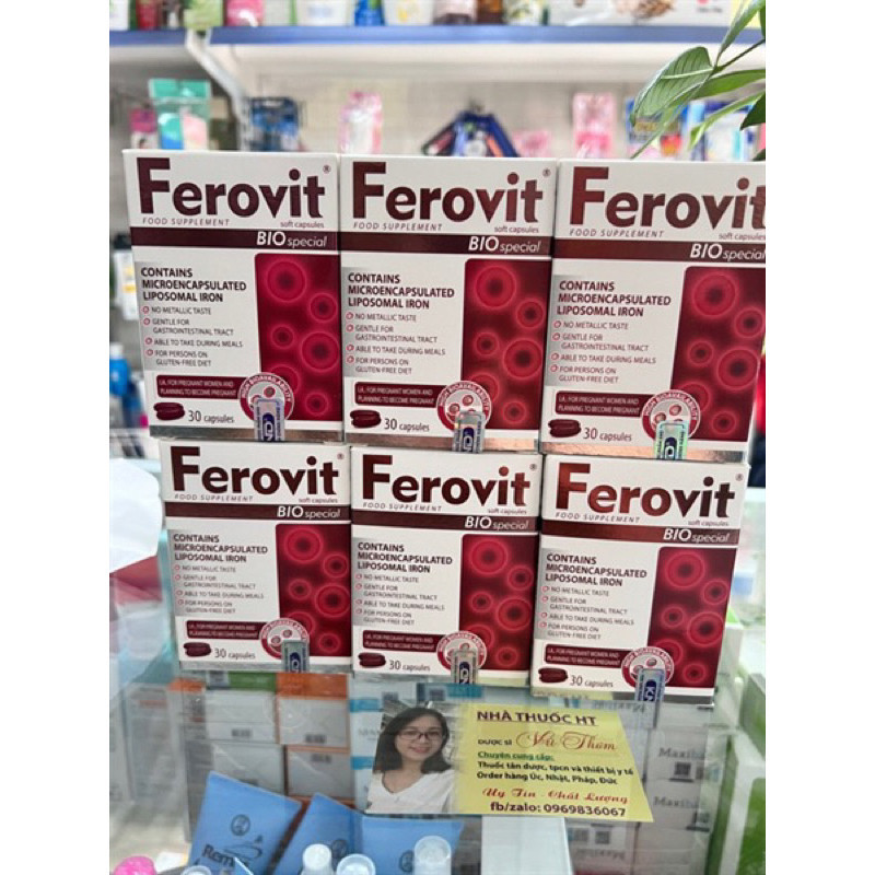 Ferovit Bio 30 viên - Sắt nhập khẩu chính hãng | Shopee Việt Nam