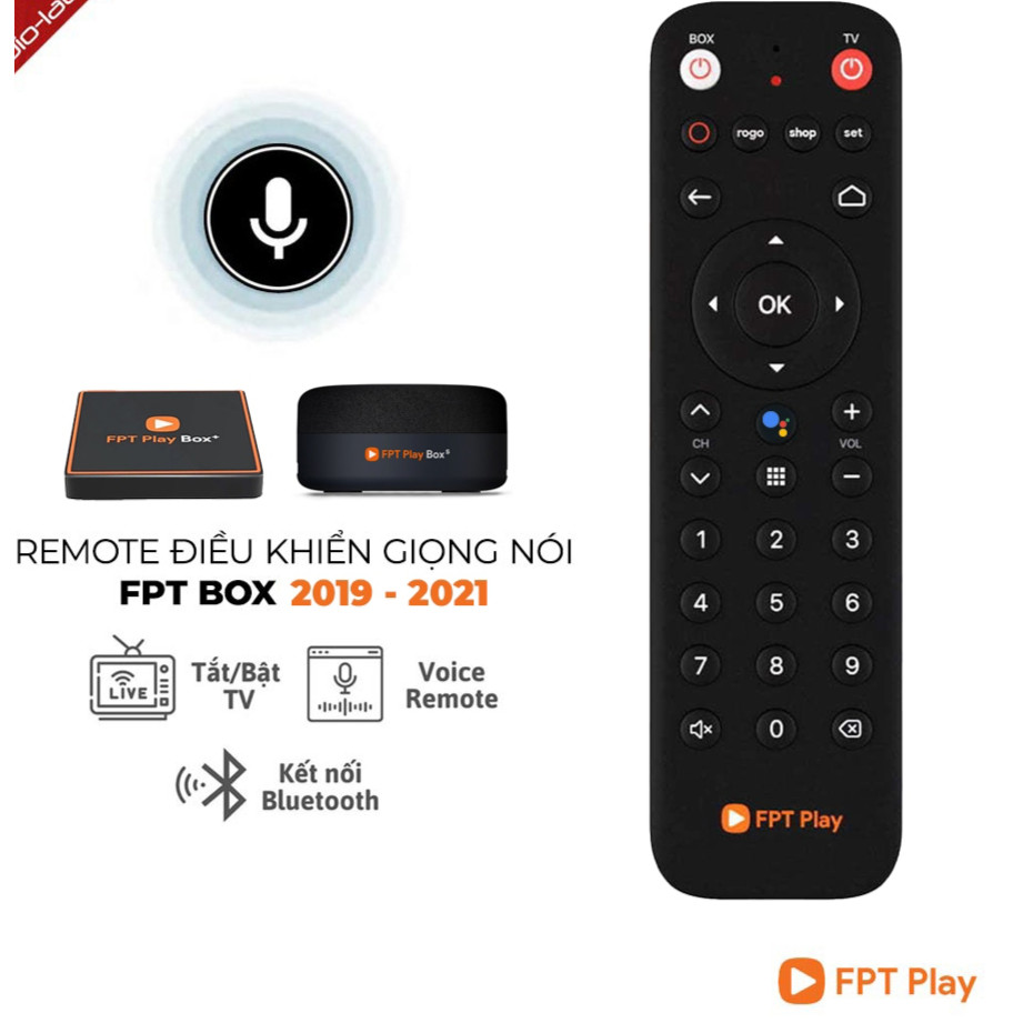 [CHÍNH HÃNG] Remote Điều Khiển Giọng Nói FPT Play Box 2019 - 2021 ...