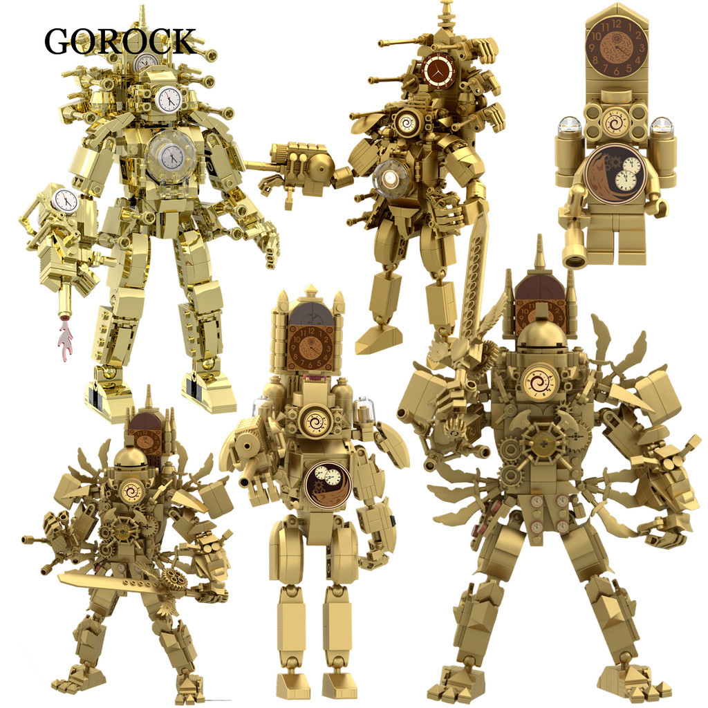 Bộ đồ chơi lắp ráp GOROCK 3.0 đồng hồ Titan King Moc Skibidi Toilet cho ...