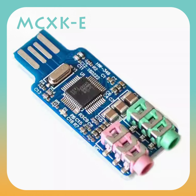 Mô-đun thẻ âm thanh USB CM108 Trình điều khiển miễn phí cho máy tính xách tay Bảng mạch âm thanh ...