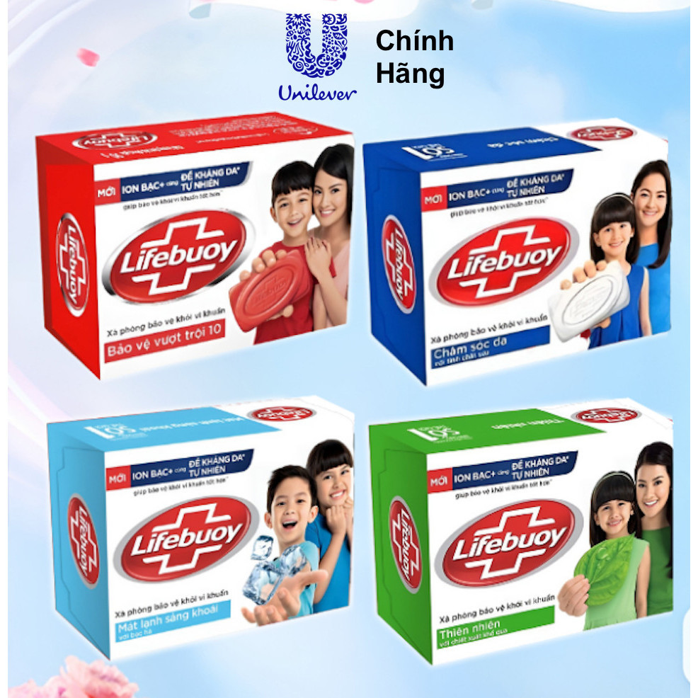 Bánh Xà Phòng Lifebuoy Ion Bạc Bảo Vệ Khỏi 99.9% Vi Khuẩn - 90G ...