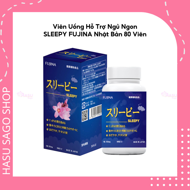 Viên Uống Hỗ Trợ Ngủ Ngon SLEEPY FUJINA Nhật Bản 80 Viên | Shopee Việt Nam