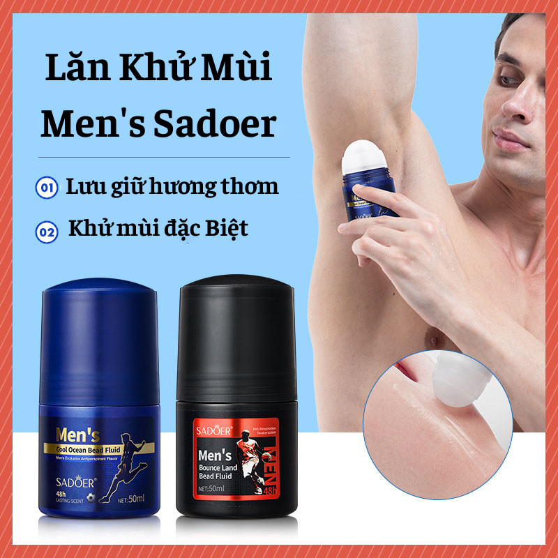 Lăn Nách Khử Mùi Men's Sadoer 50ml Chống Mồ Hôi, Loại Bỏ Mùi Cơ Thể, Tươi Mát Nam Tính hiệu quả ...