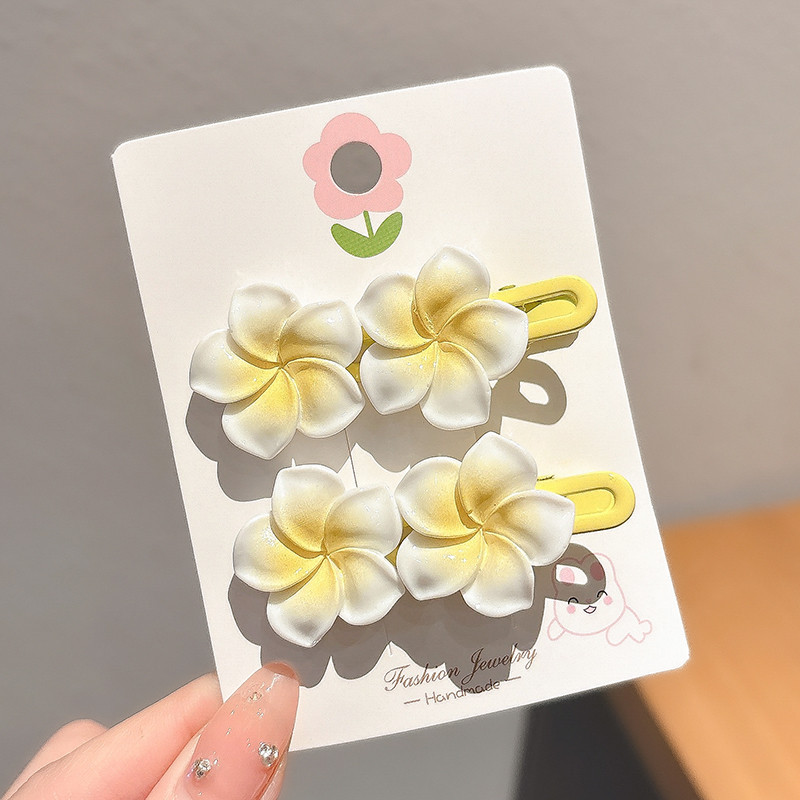 Mới Frerian Tóc Phong Cách Hoa Vàng Kẹp Bên Scrunchie Mix Và Phù Hợp ...