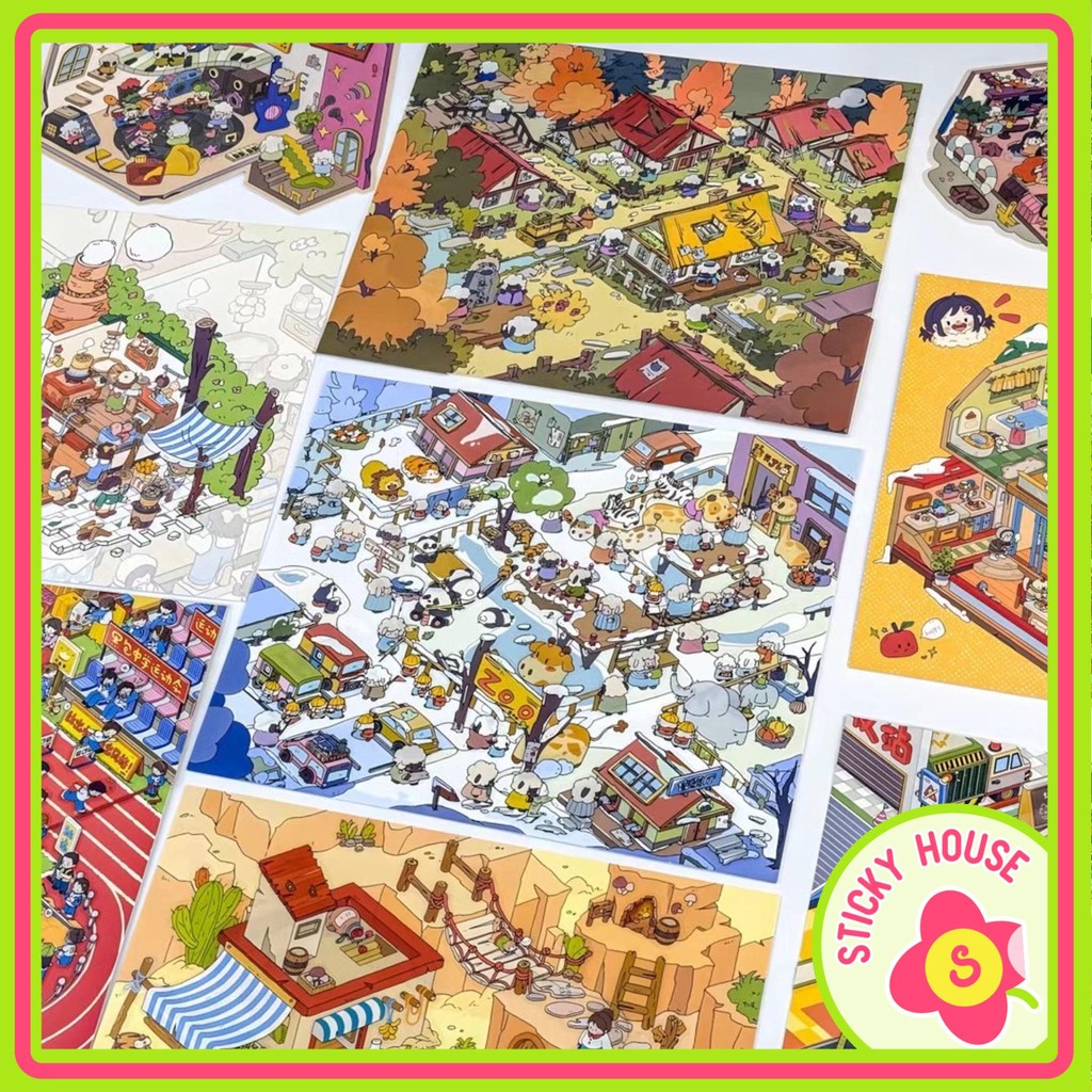 [Hoả tốc HN + Tặng mini] Sticker 3D Big Size Sân Thể Thao, Snown ...