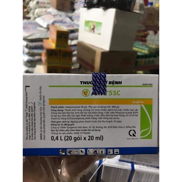 Thuốc trừ nấm bệnh hoa hồng Anvil 5SC chính hãng Syngenta (20ml ...