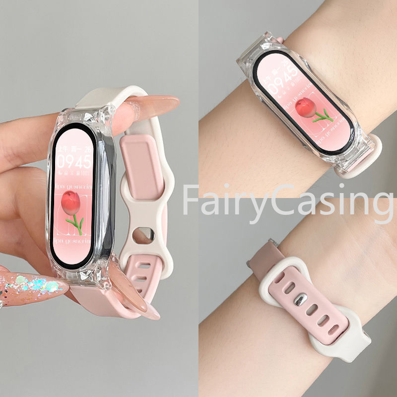 Dây đeo đồng hồ 12mm cho Xiaomi Mi Band 10 9 8 7 6 5 4 3 Dây đeo cổ tay Vòng đeo tay silicon Dây ...
