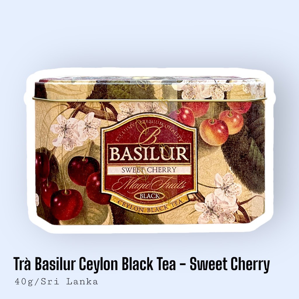 [Quà tặng, ăn vặt, sẵn] Trà Basilur Ceylon Black Tea - Sweet Cherry ...