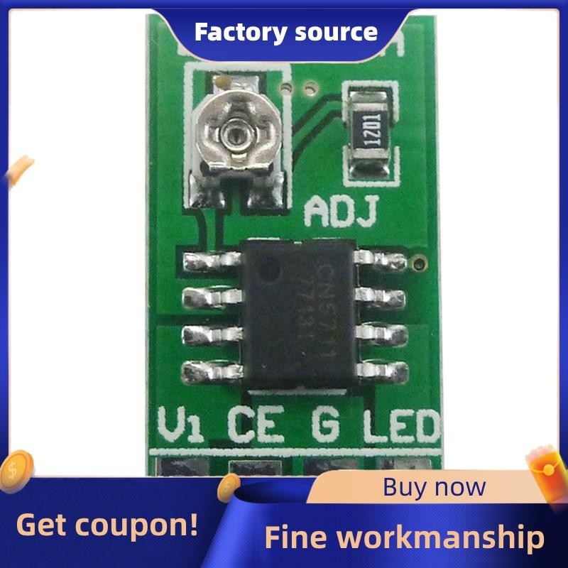 Dc 3.3V 3.7V 5V LED Driver 30-1500MA Mô-đun điều chỉnh dòng điện không ...