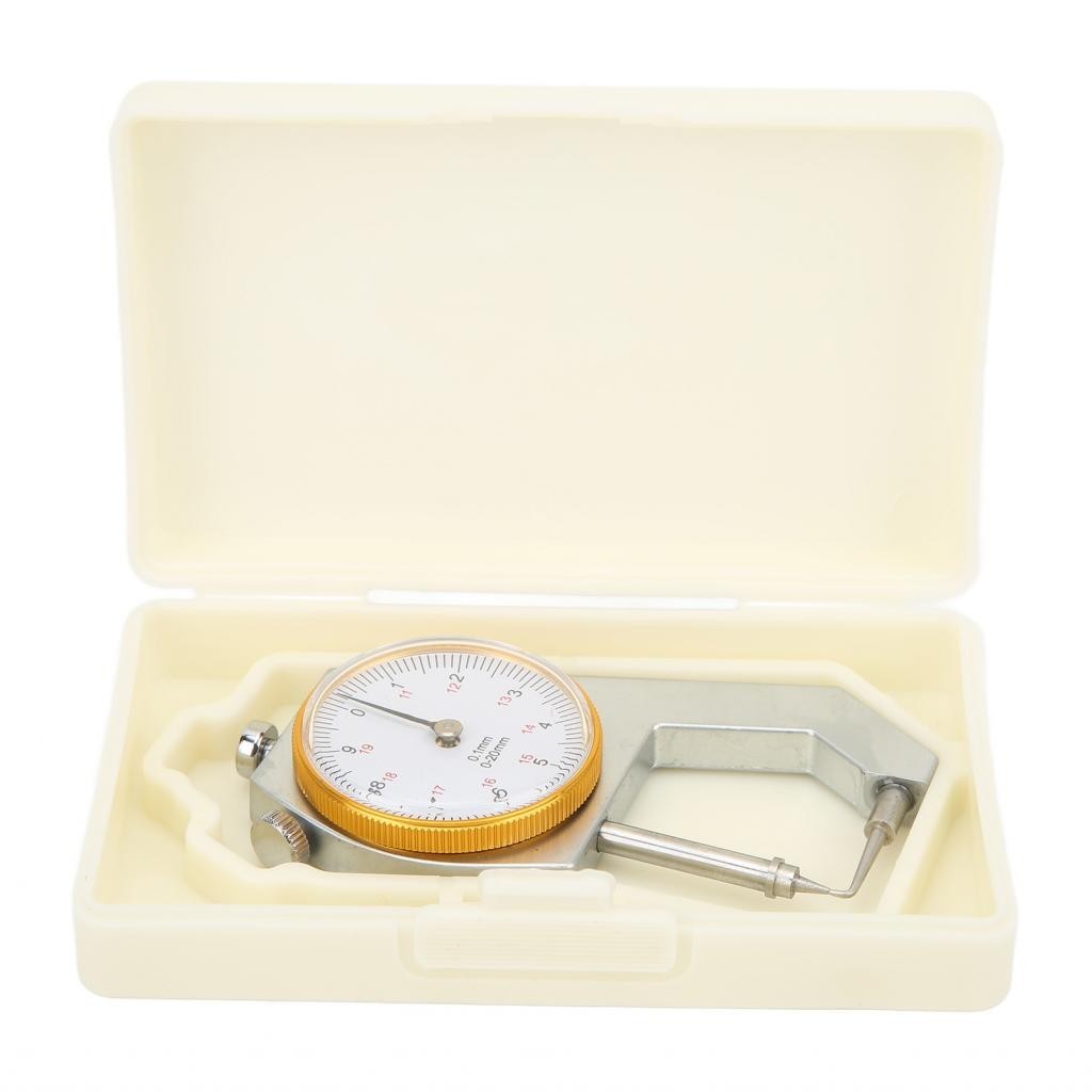 Globedealwin 0 To 20mm Curved Tip Thickness Meter 0.1mm Resolution ...
