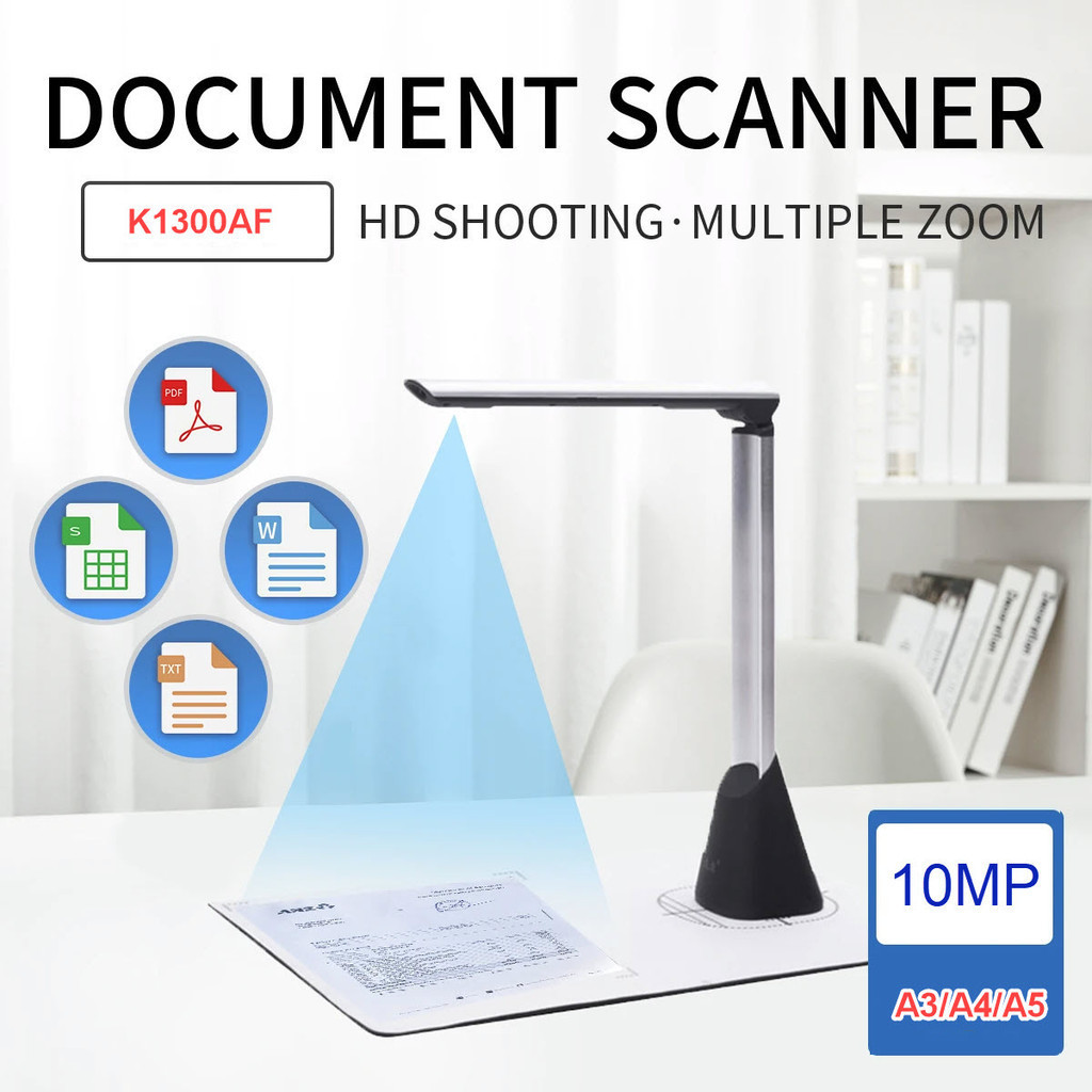 Máy Scan Màu Di Động Thông Minh Scan Tài Liệu A3/A4/A5/A6/A7 K1300AF ...