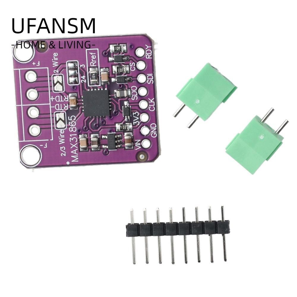 UFANSM Cảm biến cặp nhiệt độ RTD, Mô-đun khuếch đại MAX31865 3.3V / 5V ...