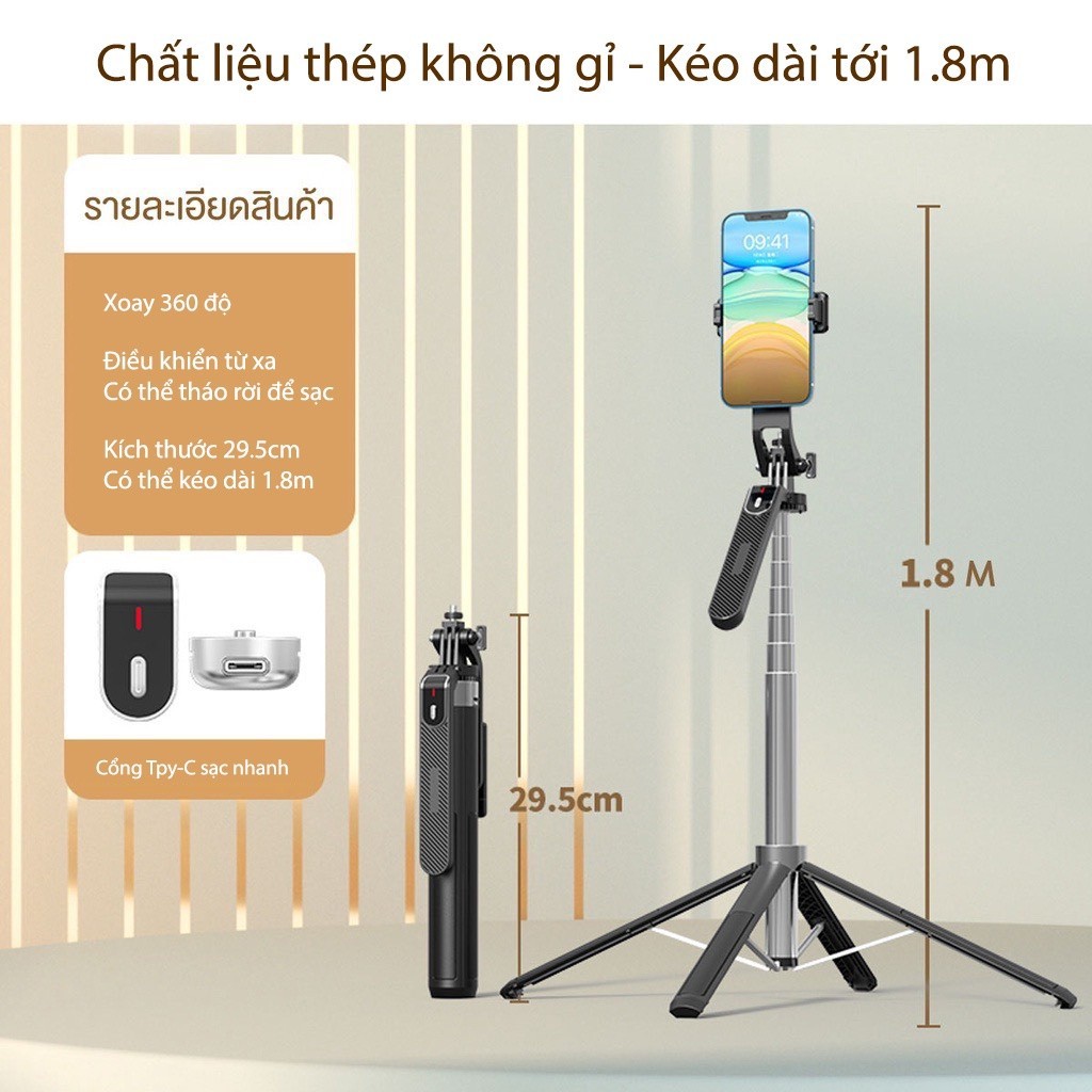 Gimbal Quay 360 Độ, Nhận Dạng Khuôn Mặt, Model P02, AI Tự Động, Kèm ...